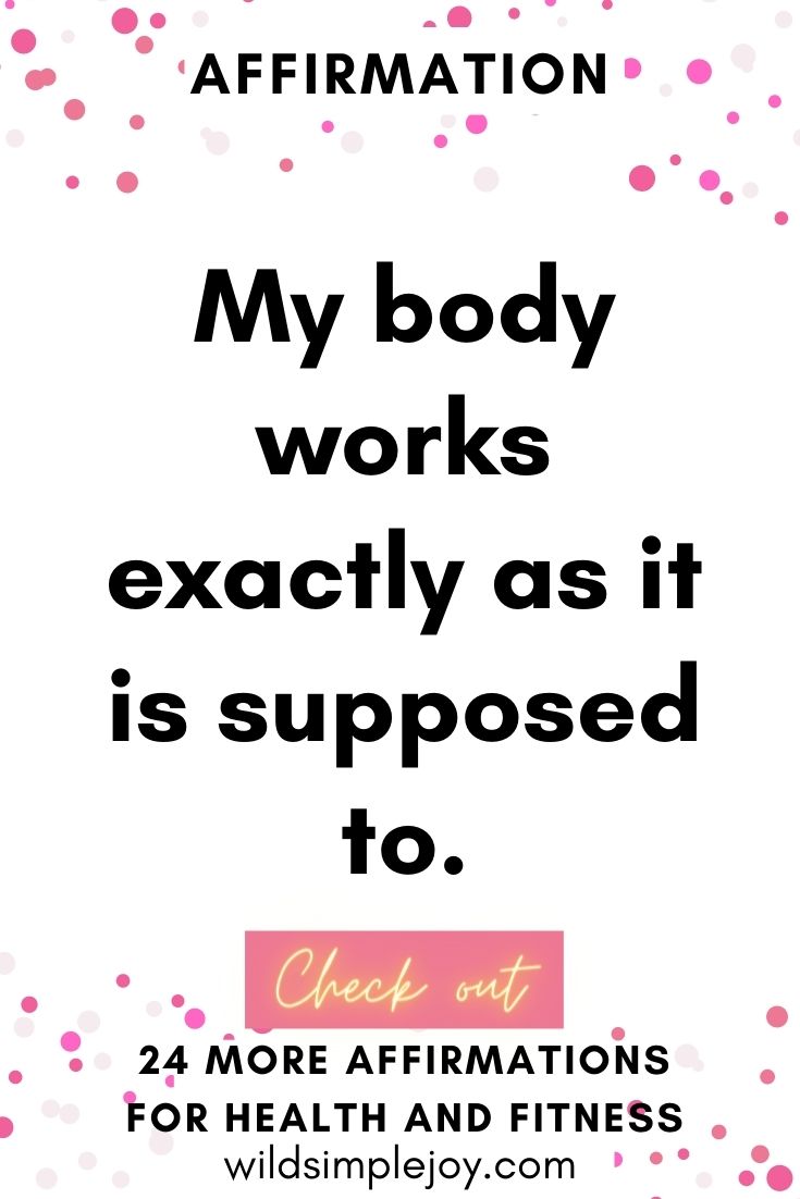 26 Positive Health Affirmations for Fitness and Wellness – Wild Simple Joy
