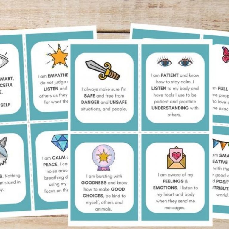 The 21 Best Printable Affirmation Cards for Kids – Wild Simple Joy