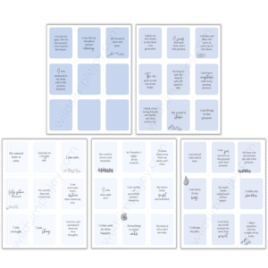 Printable Affirmation Cards BIG BUNDLE – Wild Simple Joy