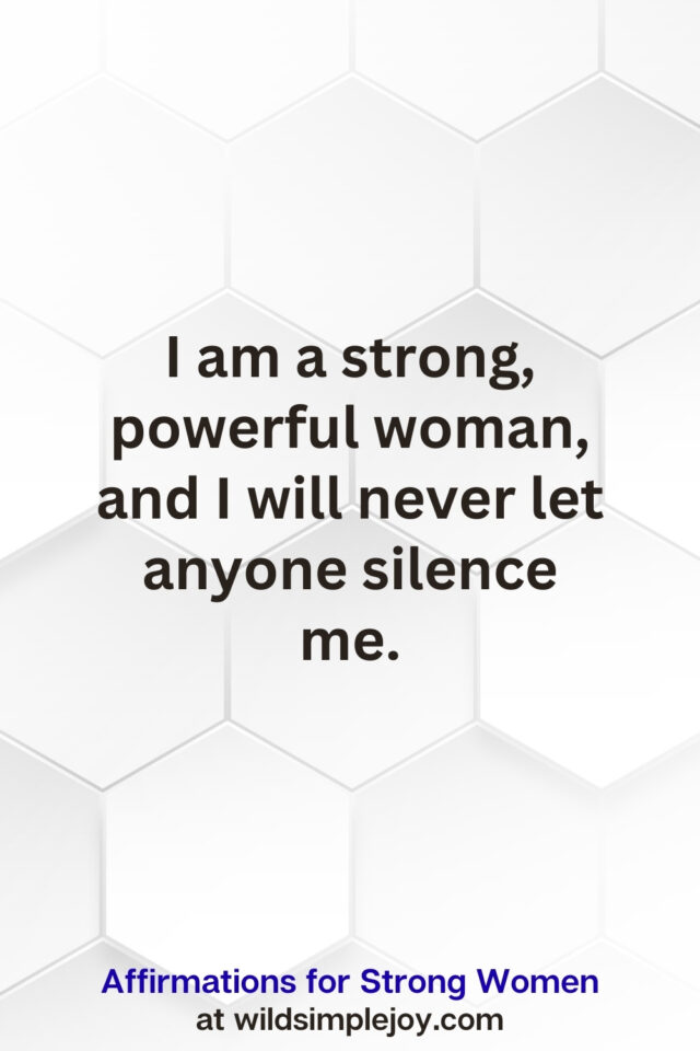 65 Strong Woman Affirmations for Power and Positivity – Wild Simple Joy