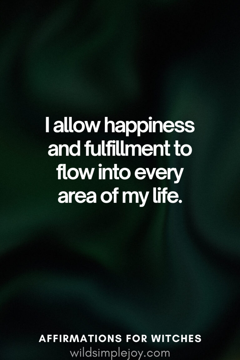 66 Powerful, Witchy Affirmations for Your Daily Magick – Wild Simple Joy