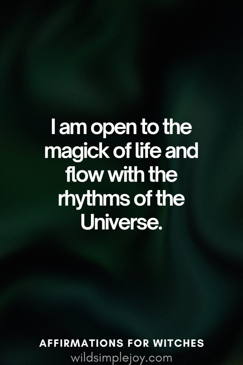 66 Powerful, Witchy Affirmations for Your Daily Magick – Wild Simple Joy