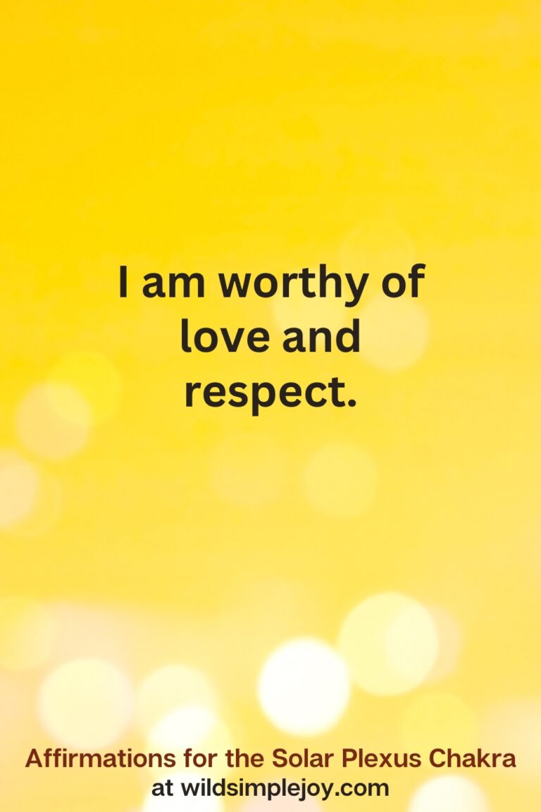 40 Empowering Solar Plexus Chakra Affirmations – Wild Simple Joy