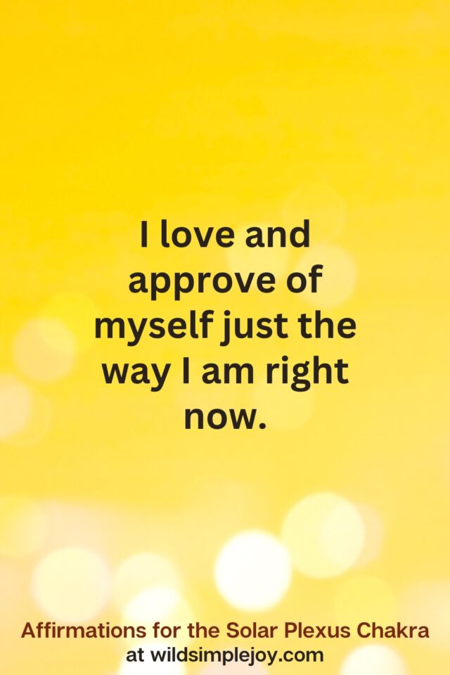 40 Empowering Solar Plexus Chakra Affirmations – Wild Simple Joy