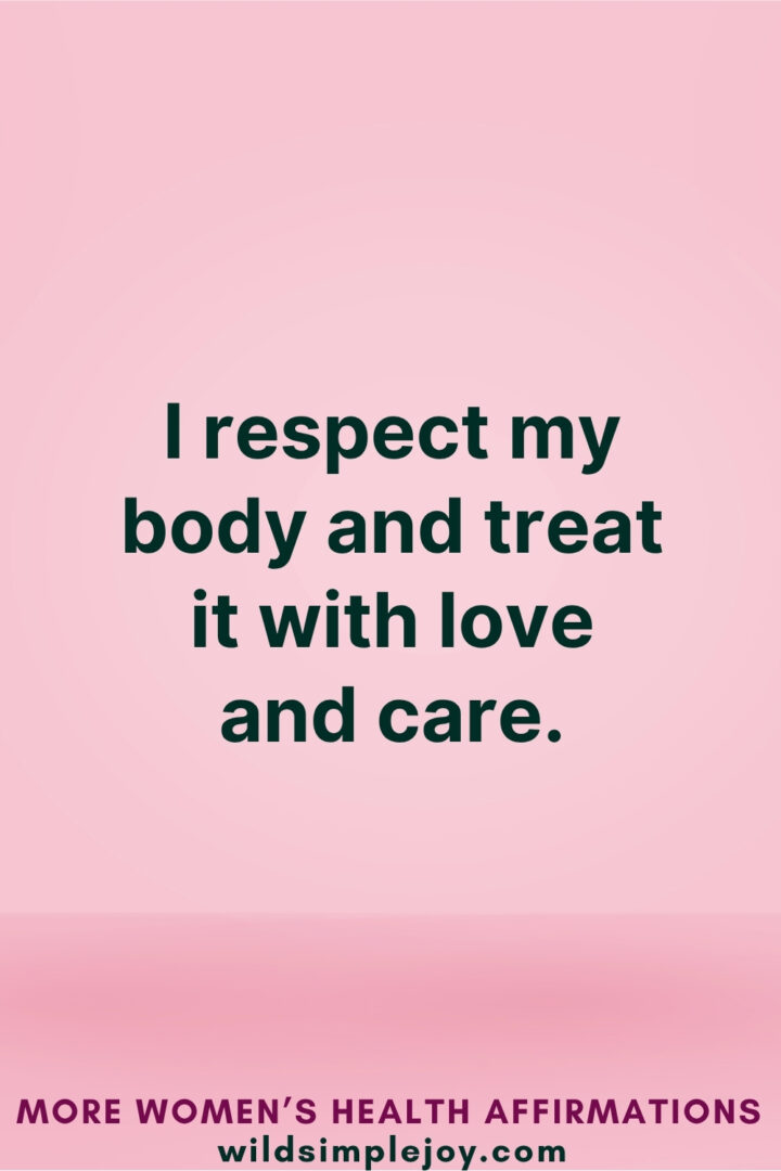58 Powerful Affirmations for Women's Health to Improve Mindset and ...