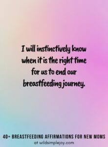 40 Positive Affirmations for Breastfeeding When Things Get Tough – Wild ...