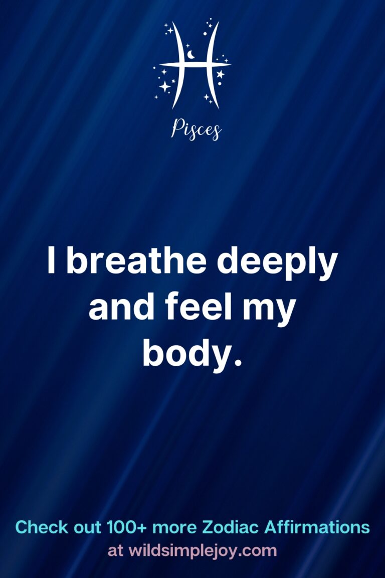 30 Positive Affirmations for Pisces to Release Self-Doubt! – Wild ...