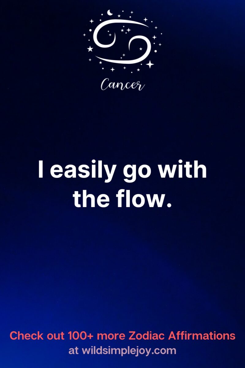 30 Affirmations for Cancers (Zodiac) for Balance and Grounding – Wild ...