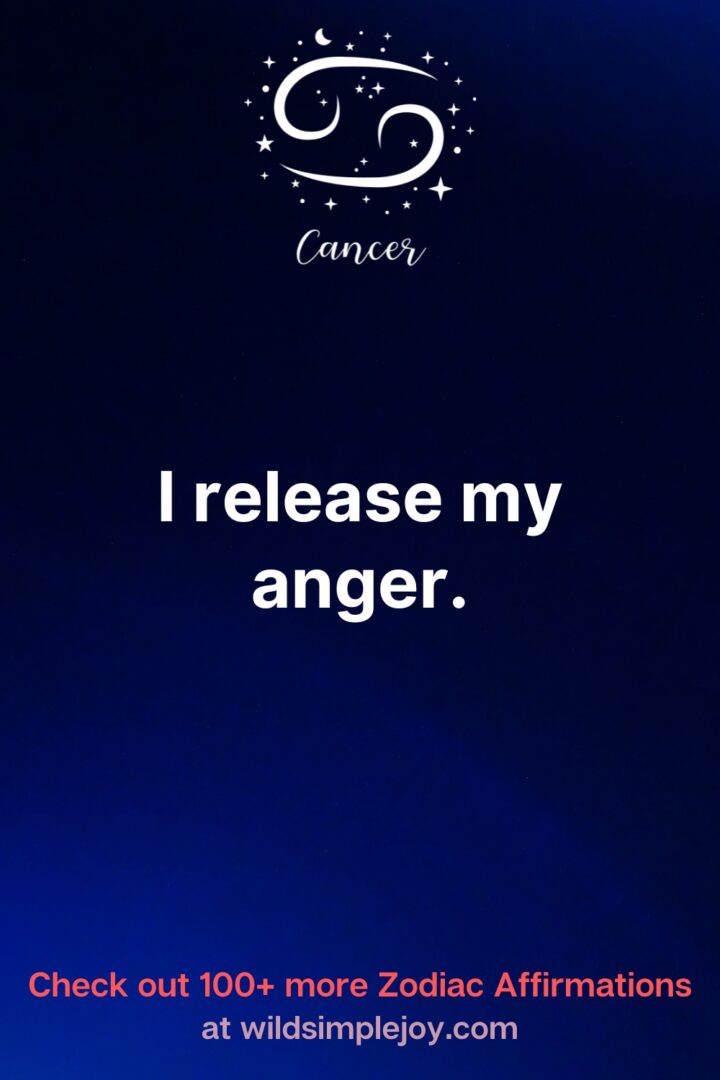 30 Affirmations for Cancers (Zodiac) for Balance and Grounding – Wild ...