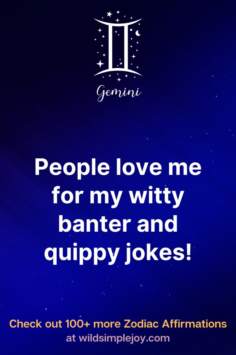 30 Positive Affirmations for Geminis to Merge the Two Sides – Wild ...