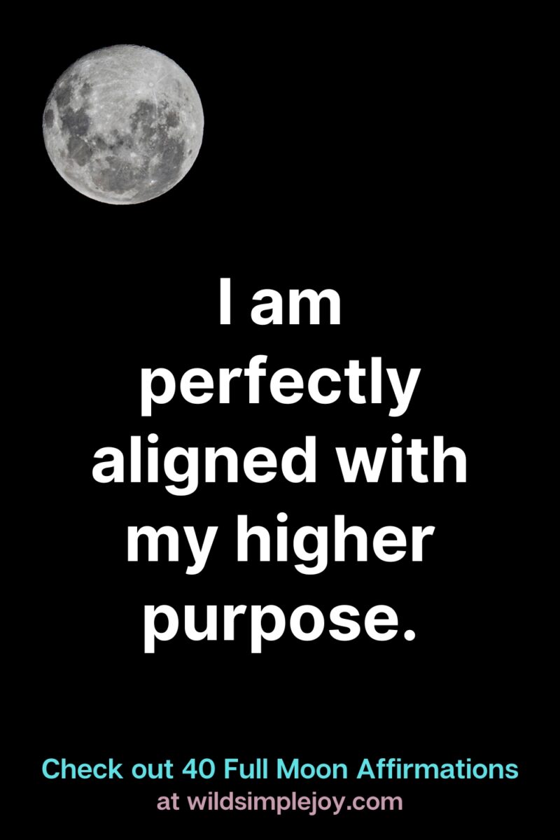 40 Full Moon Affirmations for Reflection and Manifestation – Wild ...