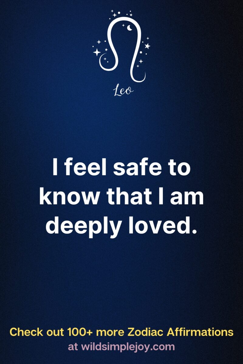 30 Affirmations for Leos to Balance Excitement and Flow – Wild Simple Joy
