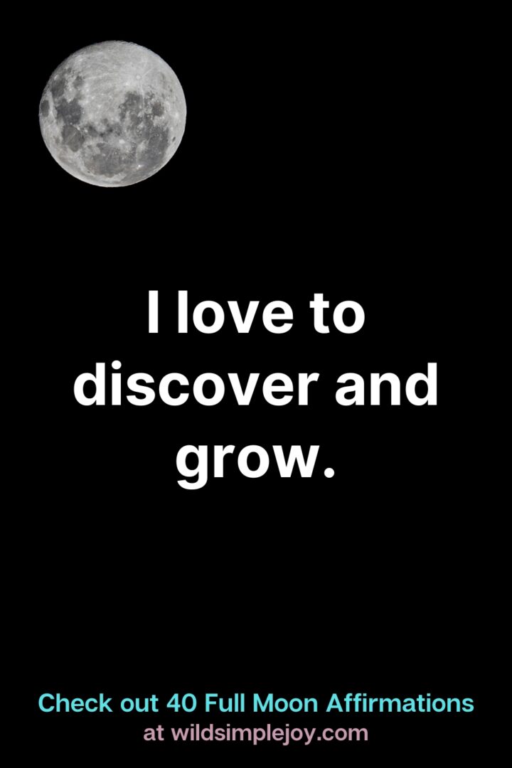 40 Full Moon Affirmations for Reflection and Manifestation – Wild ...