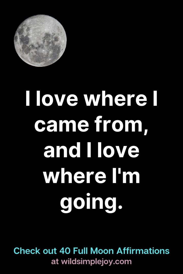 40 Full Moon Affirmations for Reflection and Manifestation – Wild ...
