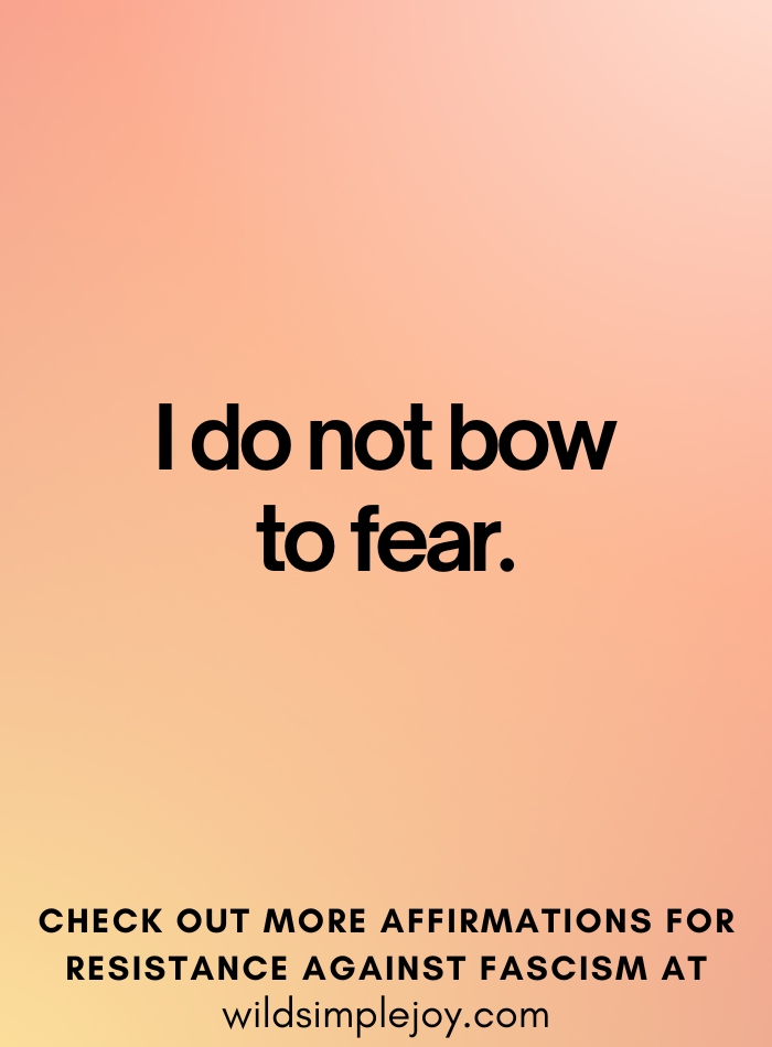 45 Powerful Affirmations to Stand Against Fascism and Authoritarianism ...