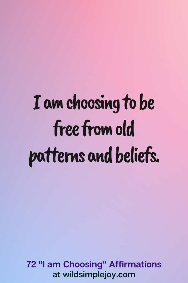 72 I Am Choosing Affirmations for When You Aren't Feeling It – Wild ...