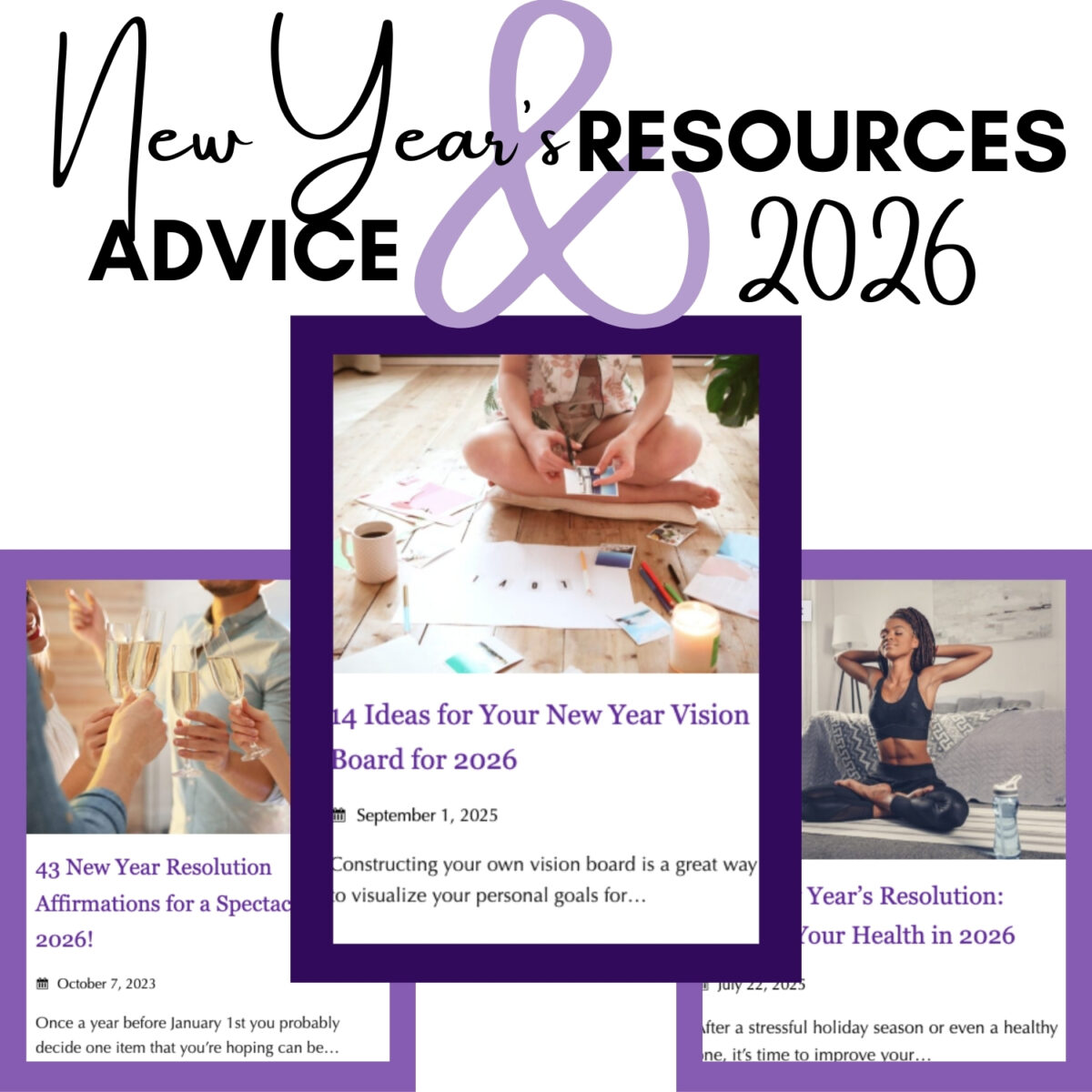 14 Ideas for Your New Year Vision Board for 2026 – Wild Simple Joy