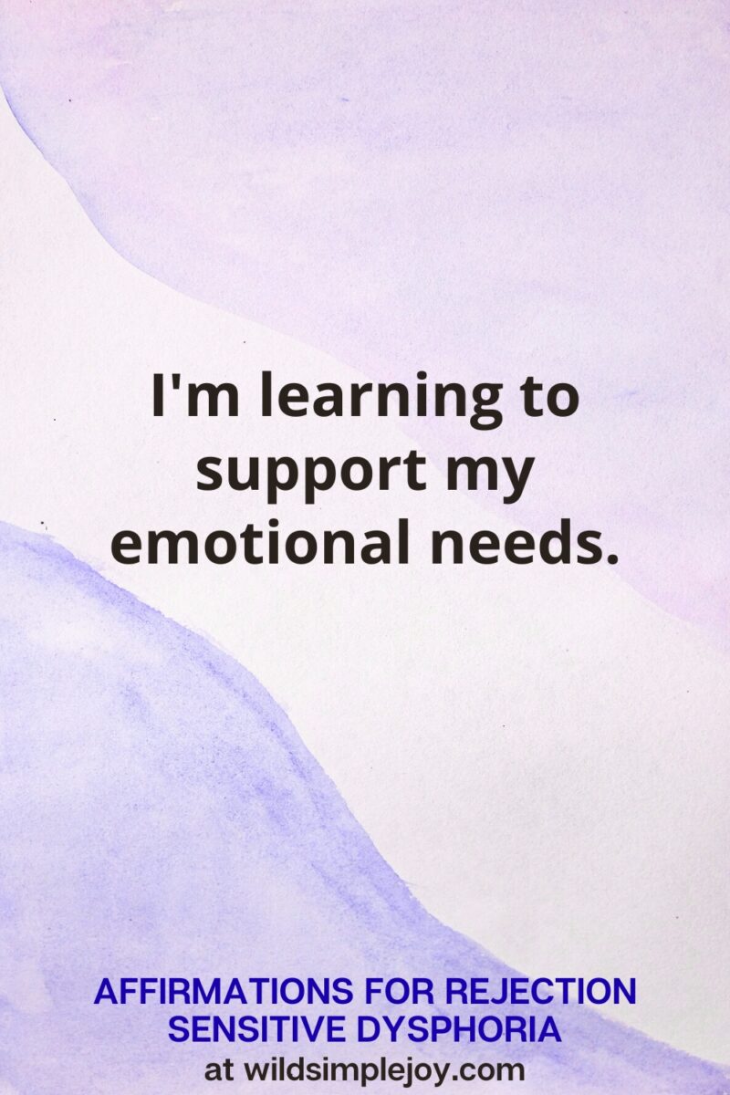 45 Affirmations for Rejection Sensitive Dysphoria (For Kids and Adults ...