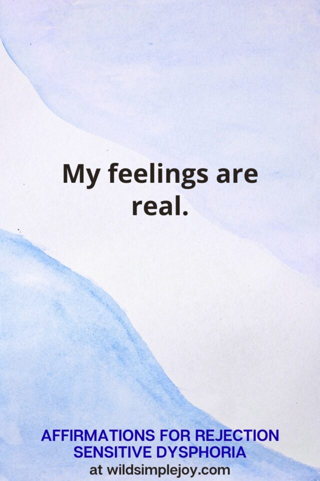 45 Affirmations for Rejection Sensitive Dysphoria (For Kids and Adults ...