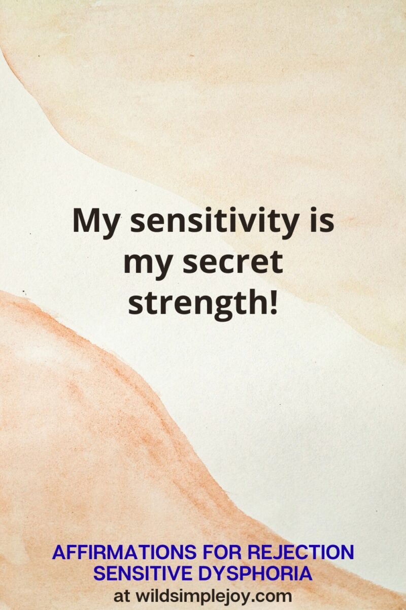 45 Affirmations for Rejection Sensitive Dysphoria (For Kids and Adults ...